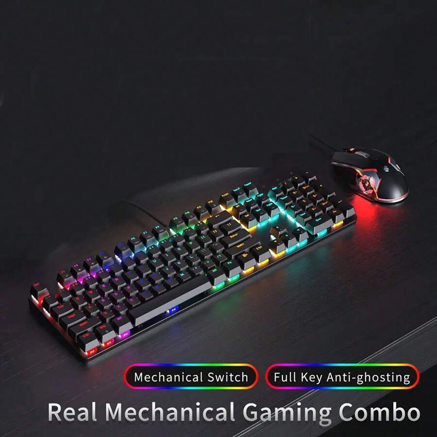 AJAZZ AJAZZ Watchman II PRO wired game mechanical keyboard and mouse ...