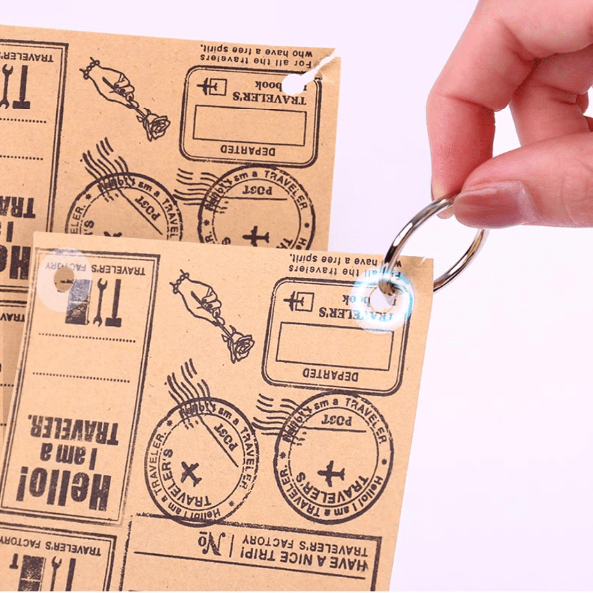 4 Sheets Transparent Loose-leaf Paper Repair Stickers, Self-adhesive ...