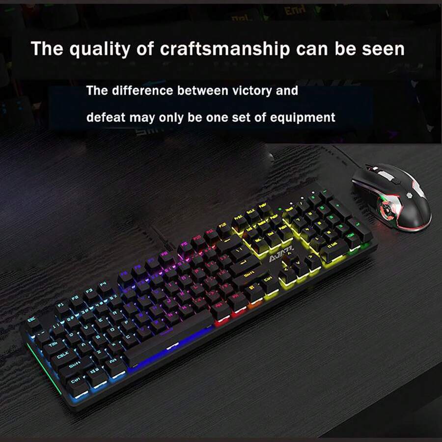 AJAZZ AJAZZ Watchman II PRO wired game mechanical keyboard and mouse ...