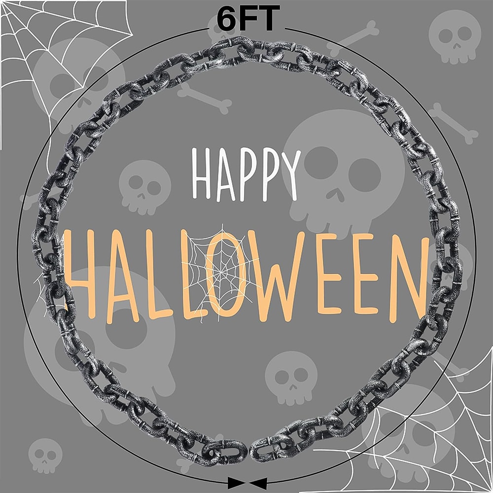 Halloween chains, Plastic Chains Props, 6 Feet Decoration Chain, Great ...