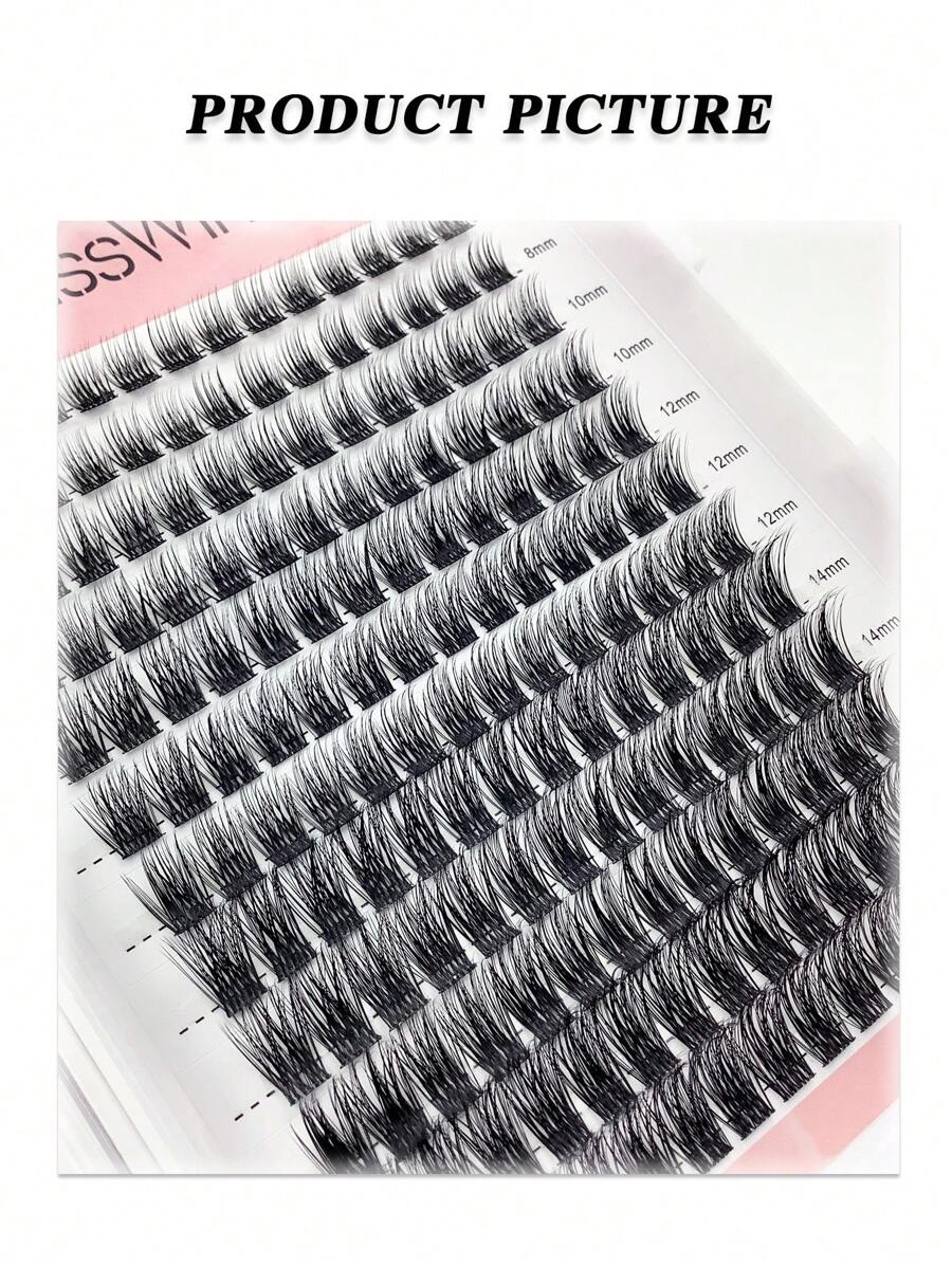 Miss Wink Eyelash Extension C02 Mixed Set, 12 Trays Of 8-16mm Mixed ...