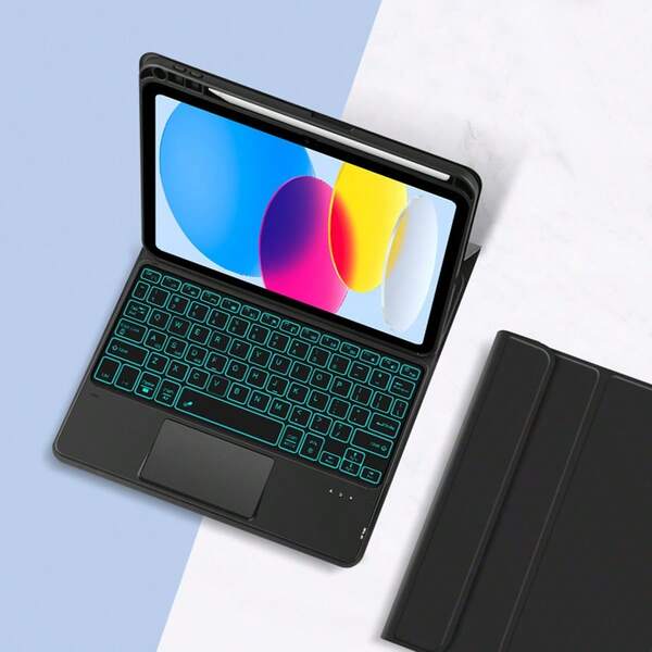 Backlit TrackPad Keyboard Case For iPad 10th generation 10.9 inch 2022 ...