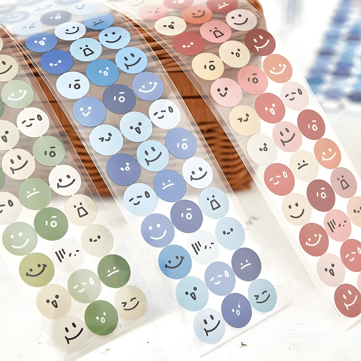 1roll (approx. 465pcs) Emoji Pattern Stickers | SHEIN USA