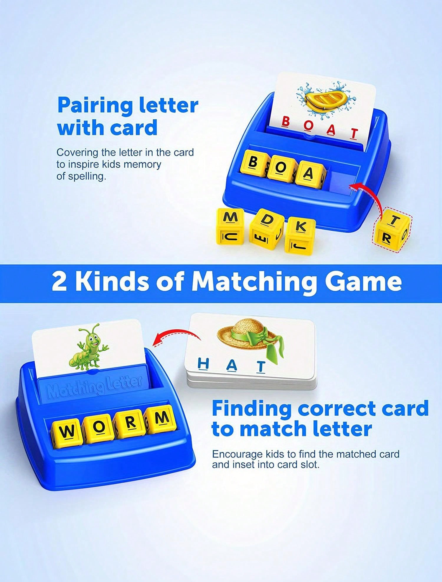 Educational Toy Gift For Boys And Girls, Teaching Word Recognition ...