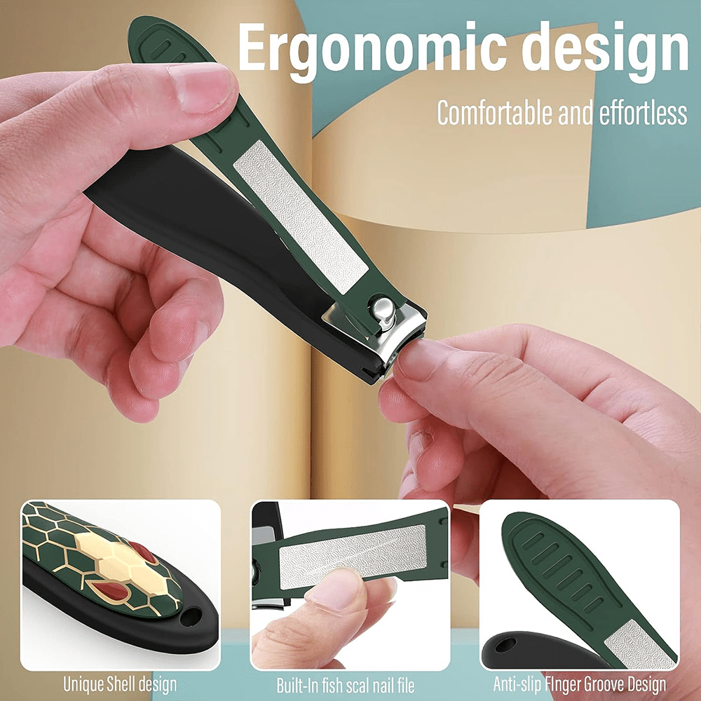 Snake Pattern Stainless Steel Nail Clipper Nail Clipper Toenail Clipper ...