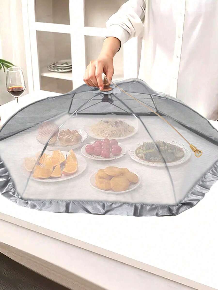 1pc Foldable Food Cover, Simple Foldable Mesh Food Tent For Dinner ...