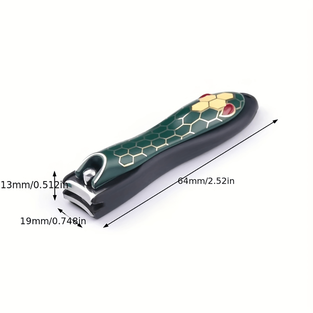 Snake Pattern Stainless Steel Nail Clipper Nail Clipper Toenail Clipper ...