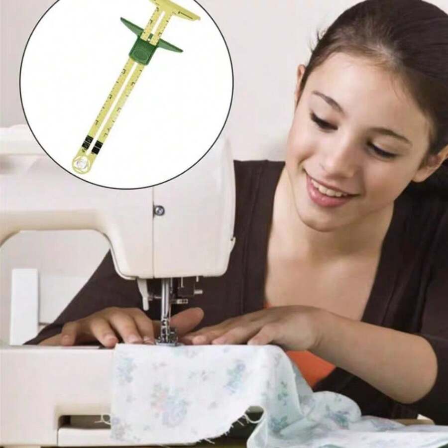 5-In-1 Sliding Gauges, Multi-Functional Quilting Ruler, Plastic ...