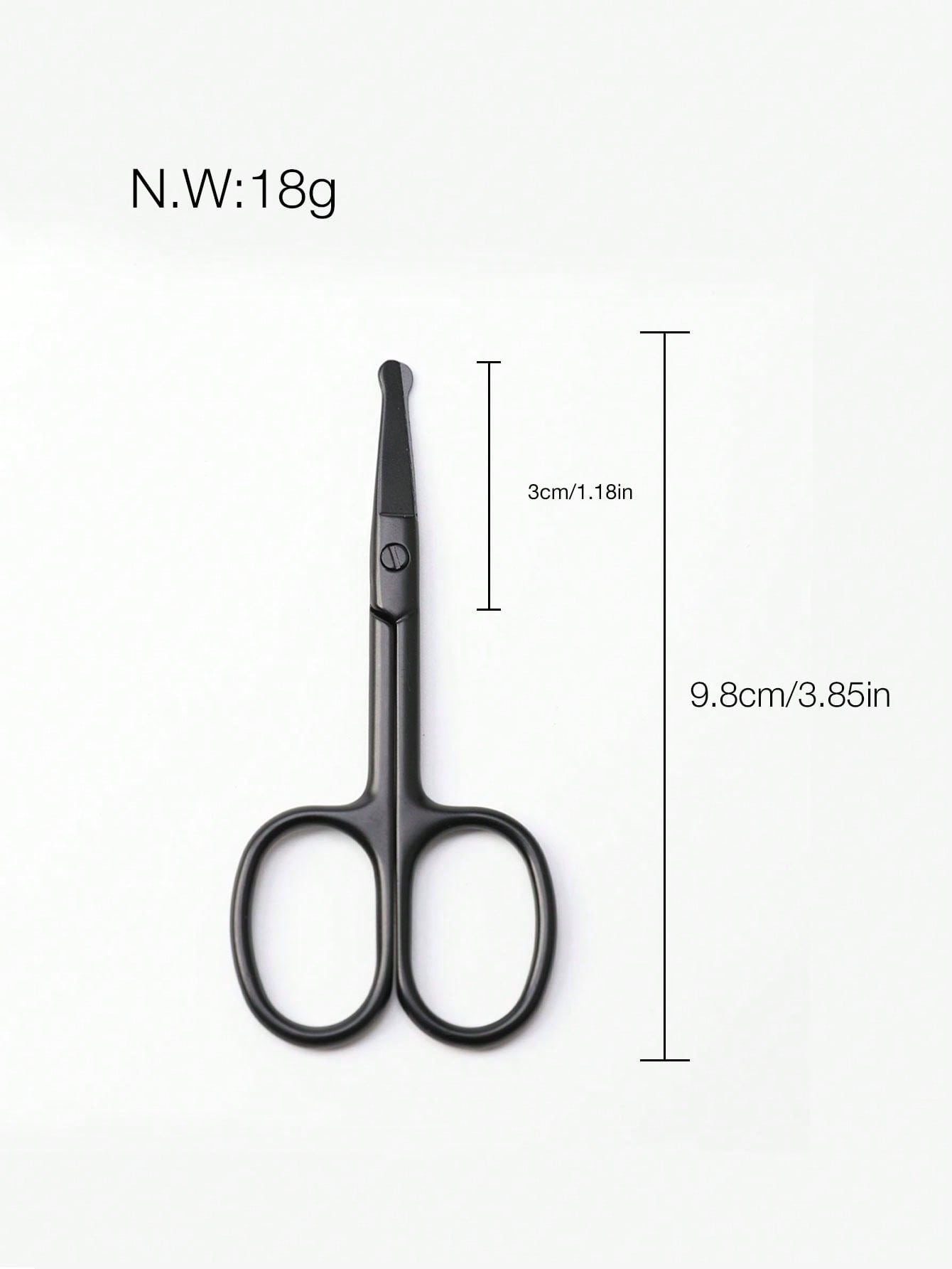 Round Tip Nose Hair Scissors Safe Stainless Steel Nose Hair Trimmer Clipper Beauty Tool For