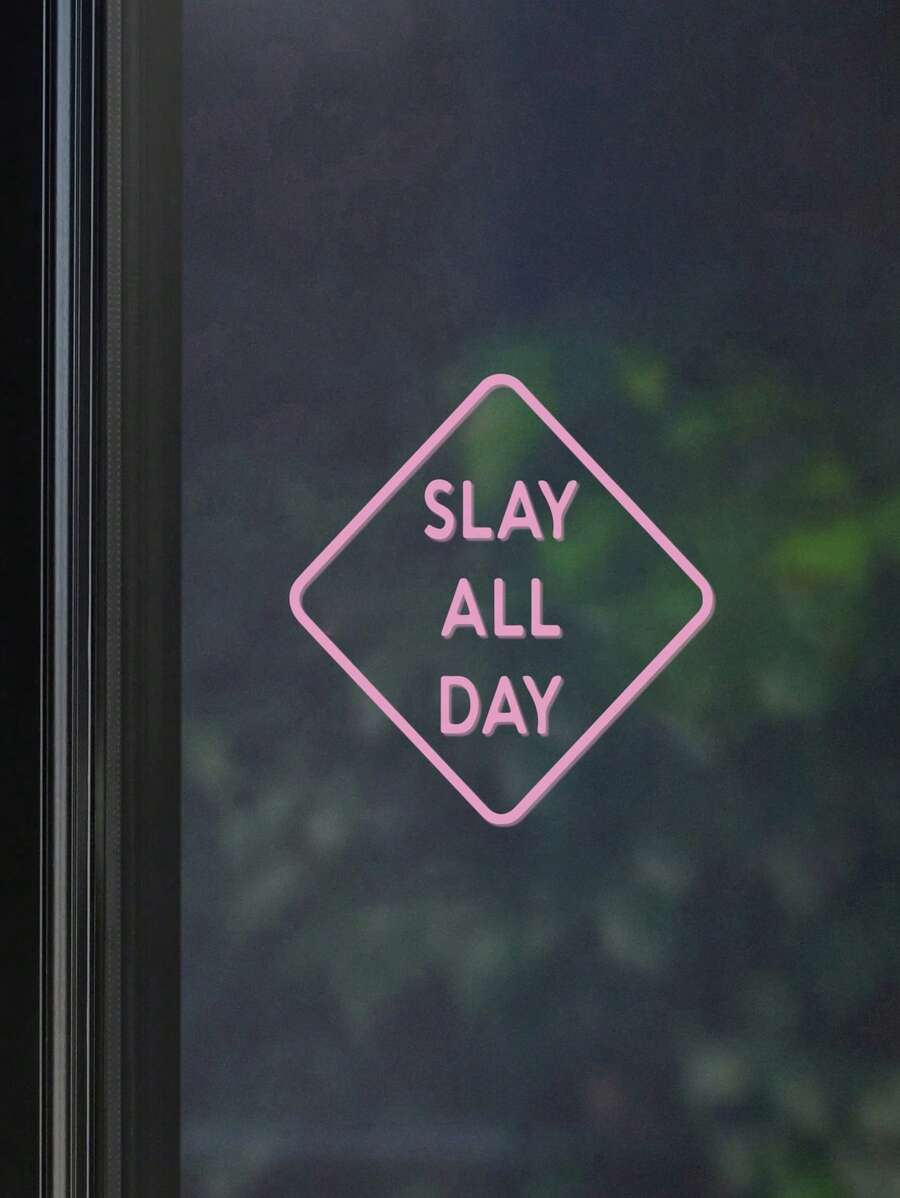 RandySticker Slay All Day Sticker Waterproof Vinyl Sticker Window Car ...