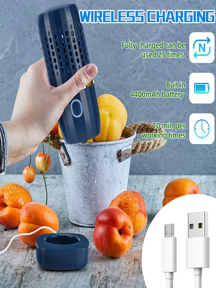 Fruit & Vegetable Purifier Food Cleaner Wireless Automatic Cleaning ...