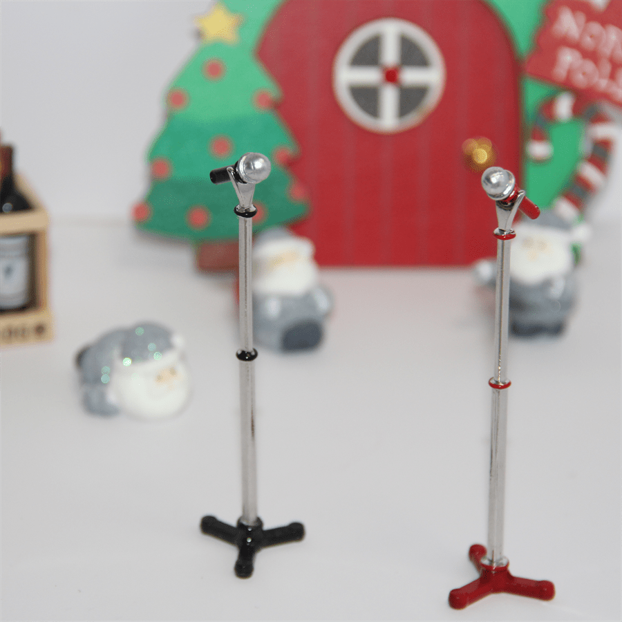 Dollhouse Miniature Scene Mini Microphone Toy, Pocket Filming Prop ...