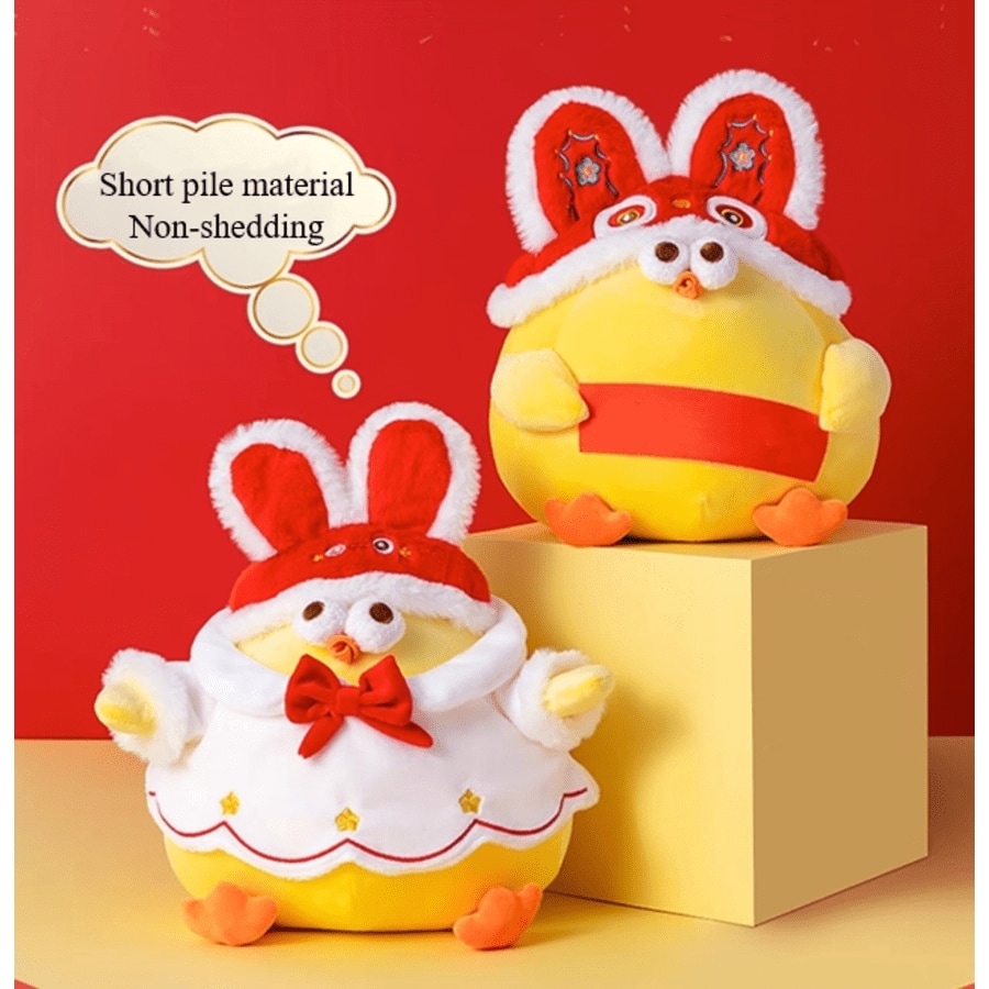 Miniso Dundun Series Dolls - Rabbit Suit Chicken Doll Toy Rich Rabbit ...