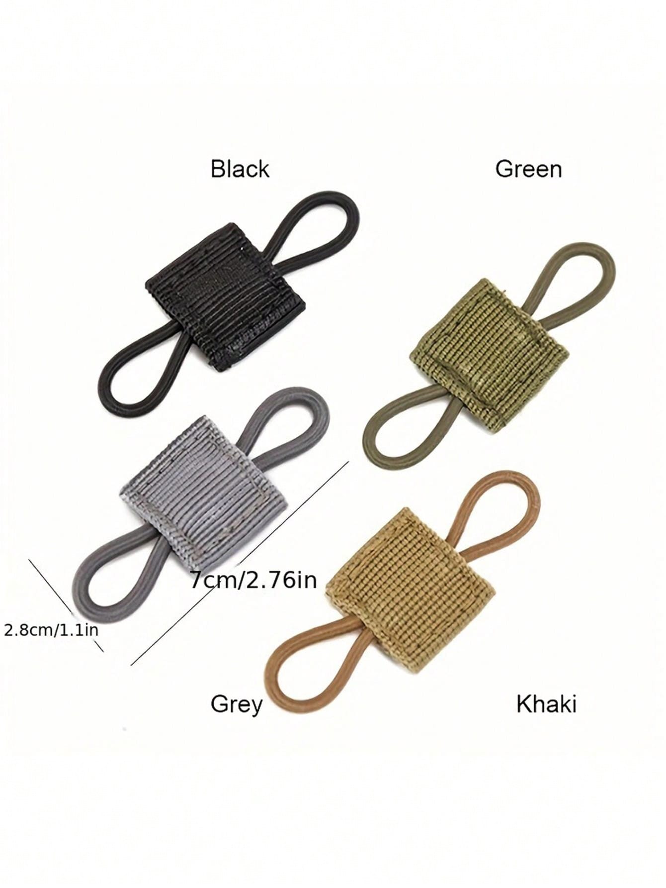 4pcs Multiple Color Molle Backpack Accessories Including: Molle Webbing ...