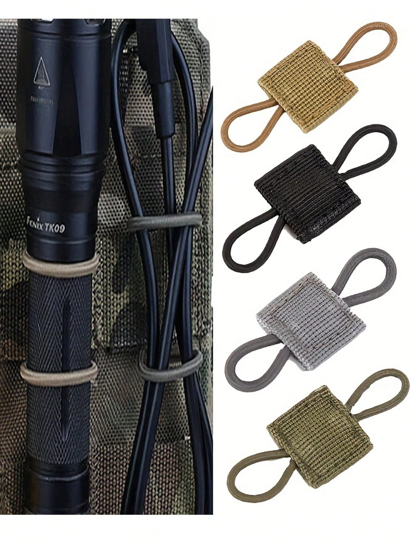 4pcs Multiple Color Molle Backpack Accessories Including: Molle Webbing ...