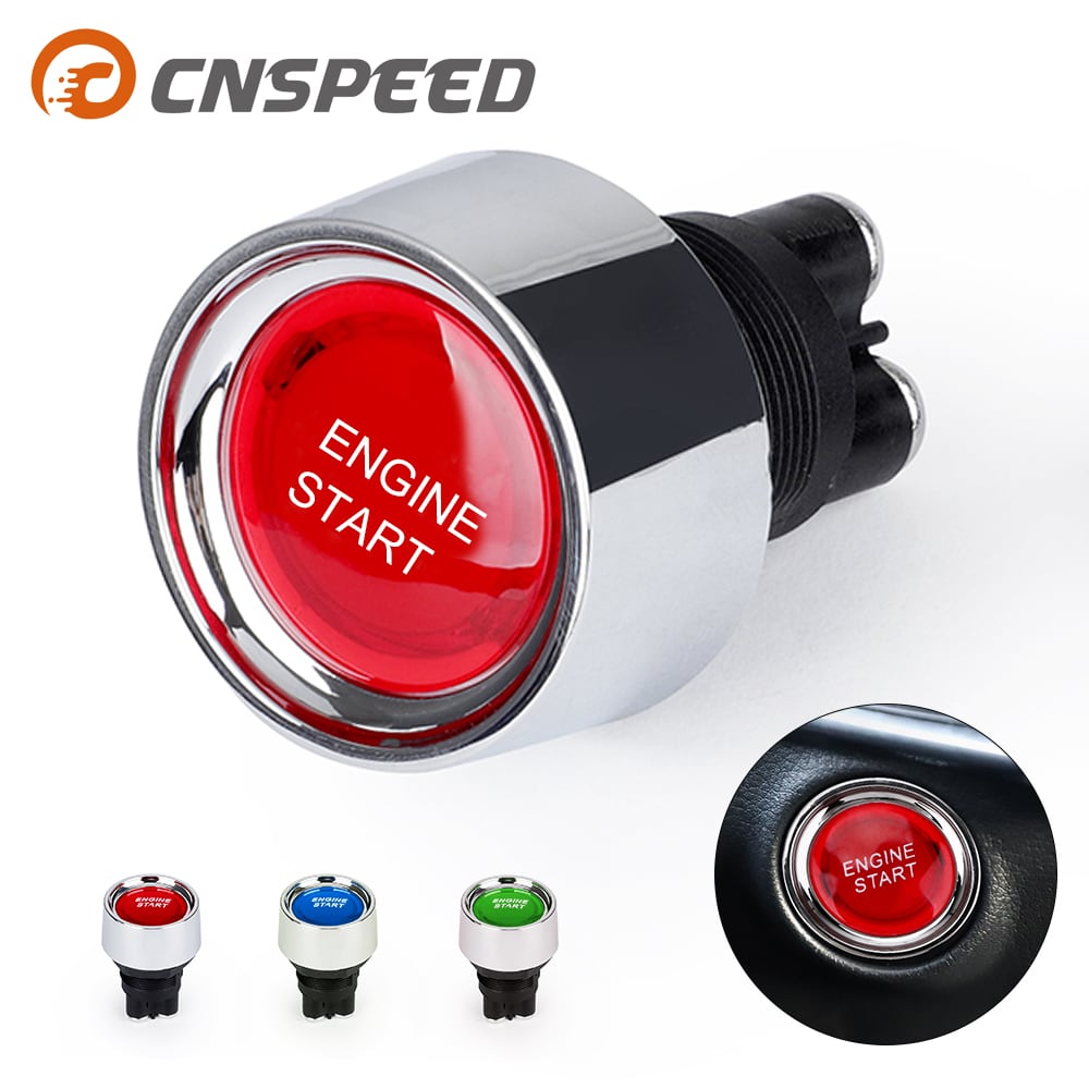Car Engine One-button Start Switch 50a Button Keyless Switch Dc 12v/24v ...