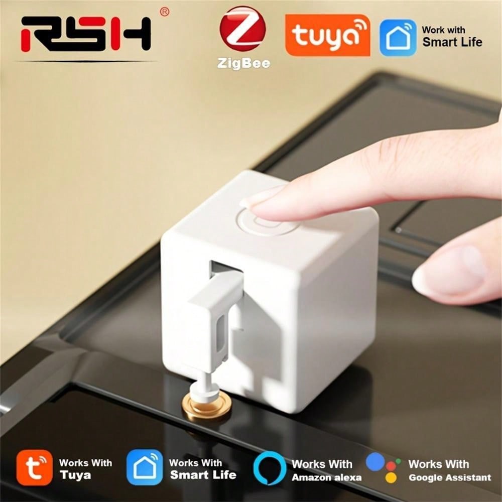 Tuya smart Zigbee Finger bot Plus Switch Button Push Rod Touch Mode Finger bot smart Life ...