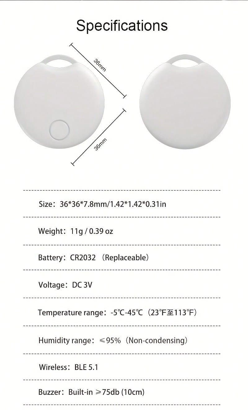 ใช้งานร่วมกับ Apple Find My APP Mini Tracker GPS Tracker อัจฉริยะ Key ...