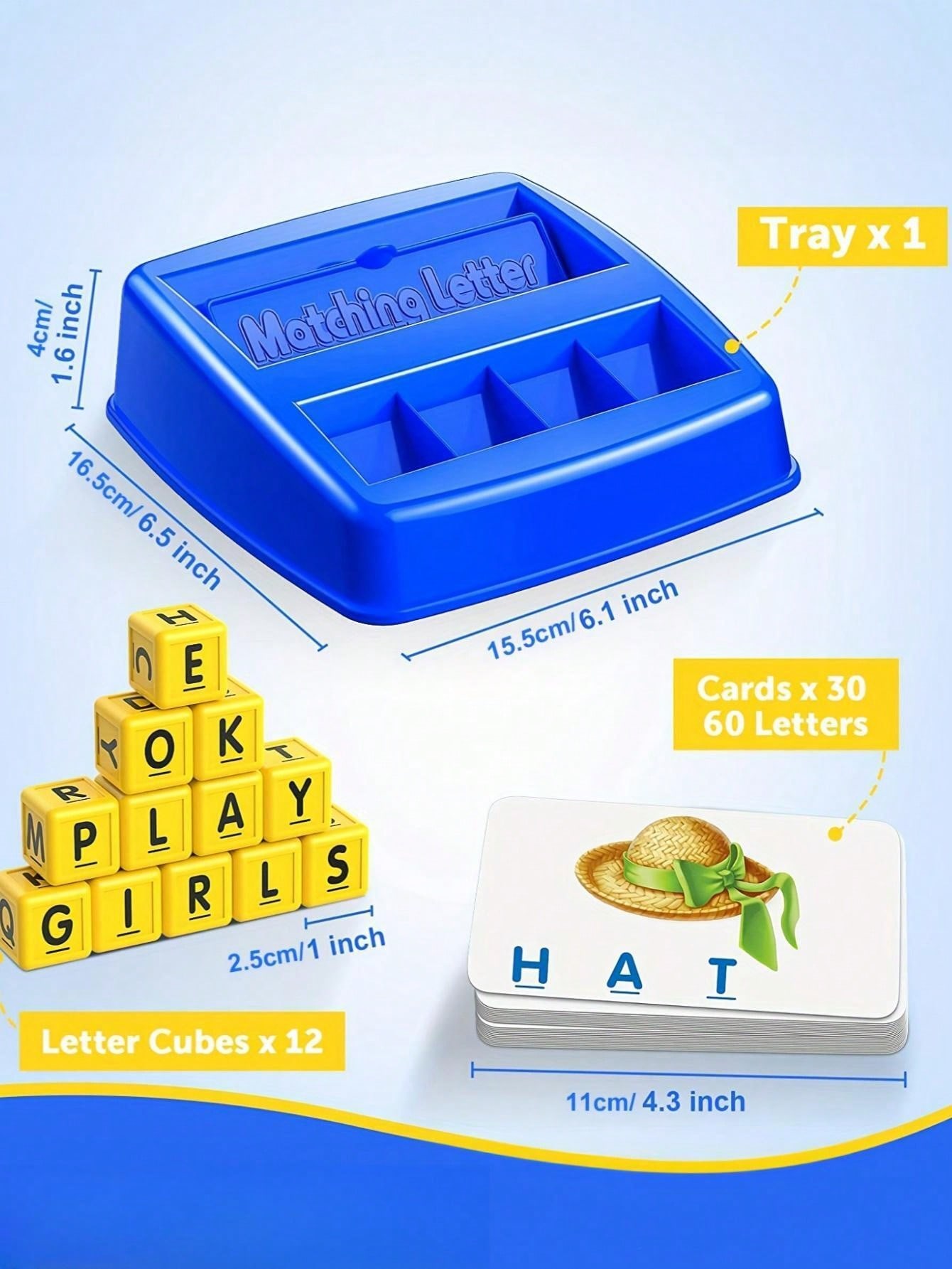 Educational Toy Gift For Boys And Girls, Teaching Word Recognition ...