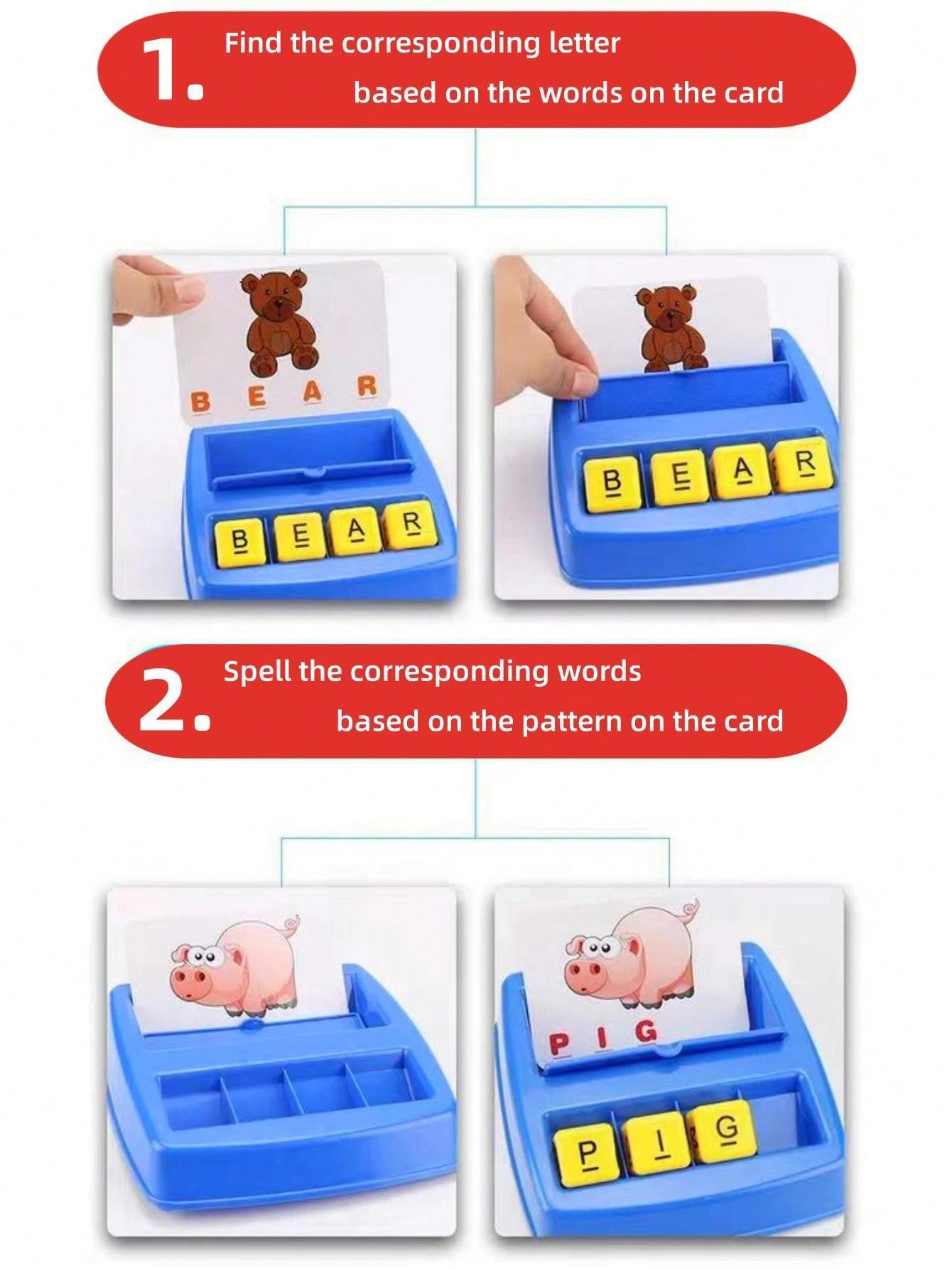 Educational Toy Gift For Boys And Girls, Teaching Word Recognition ...