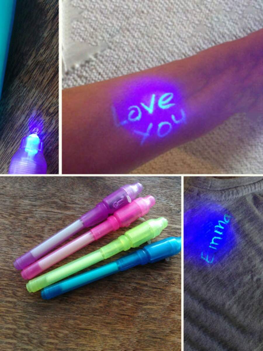 7 Mini Highlighter Fonts Single Color Pen Body Multiple Colors Uv