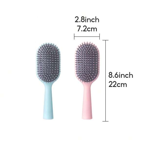 Miniso Standing Long-handle Comb with Air Cushion and Comb Cleaner ...