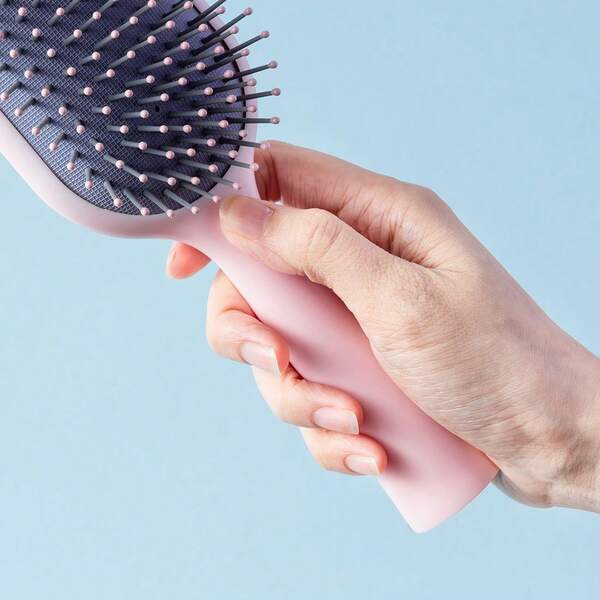 Miniso Standing Long-handle Comb with Air Cushion and Comb Cleaner ...