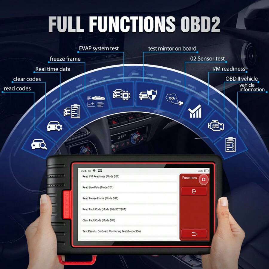 THINKCAR ThinkScan Max 2 Diagnostic Tools Full System Support CANFD For GM Car 2024 DPF IMMO 28 ...