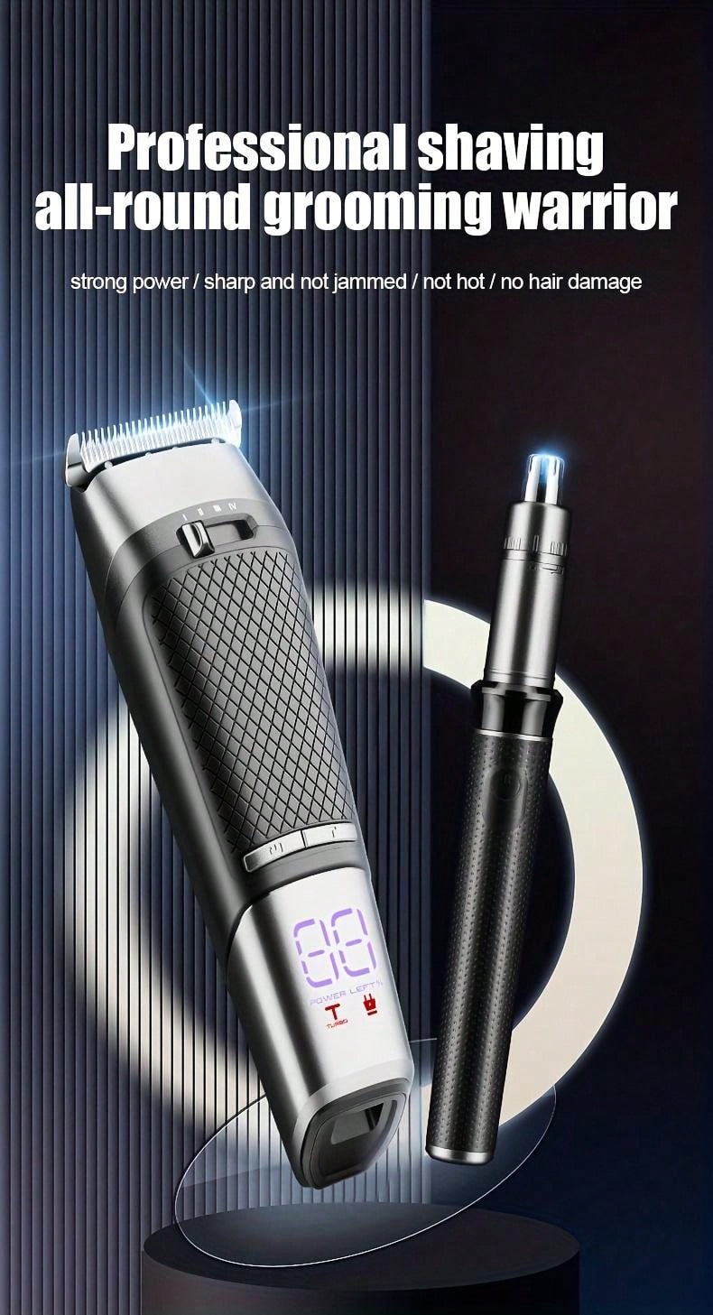 2 In 1 Electric Hair Cutting Grooming Kit Cordless Hair Clippers for ...