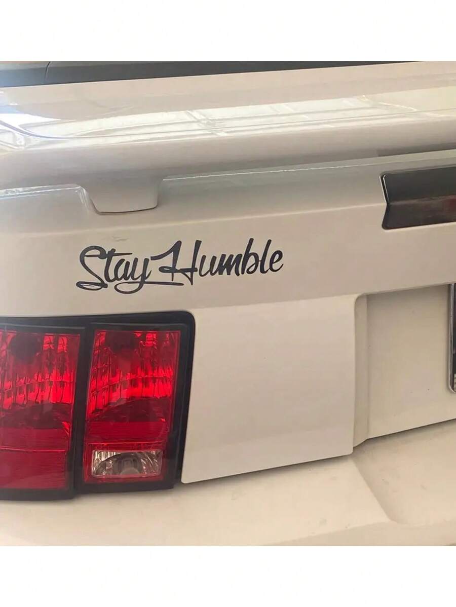 Reflective Car Sticker Stay Humble English Car Body Sticker Side Door ...