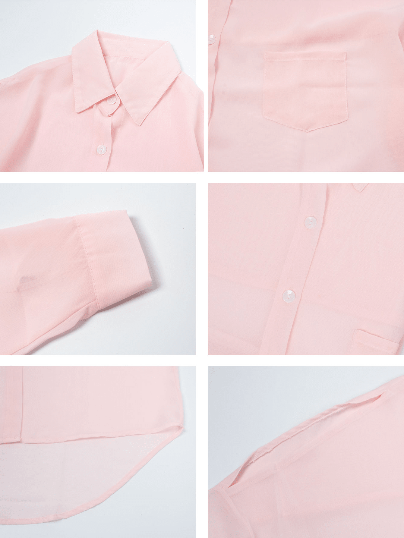 Women's Sheer Sleepwear Set With Lace Trim Boyfriend Button-down Top ...