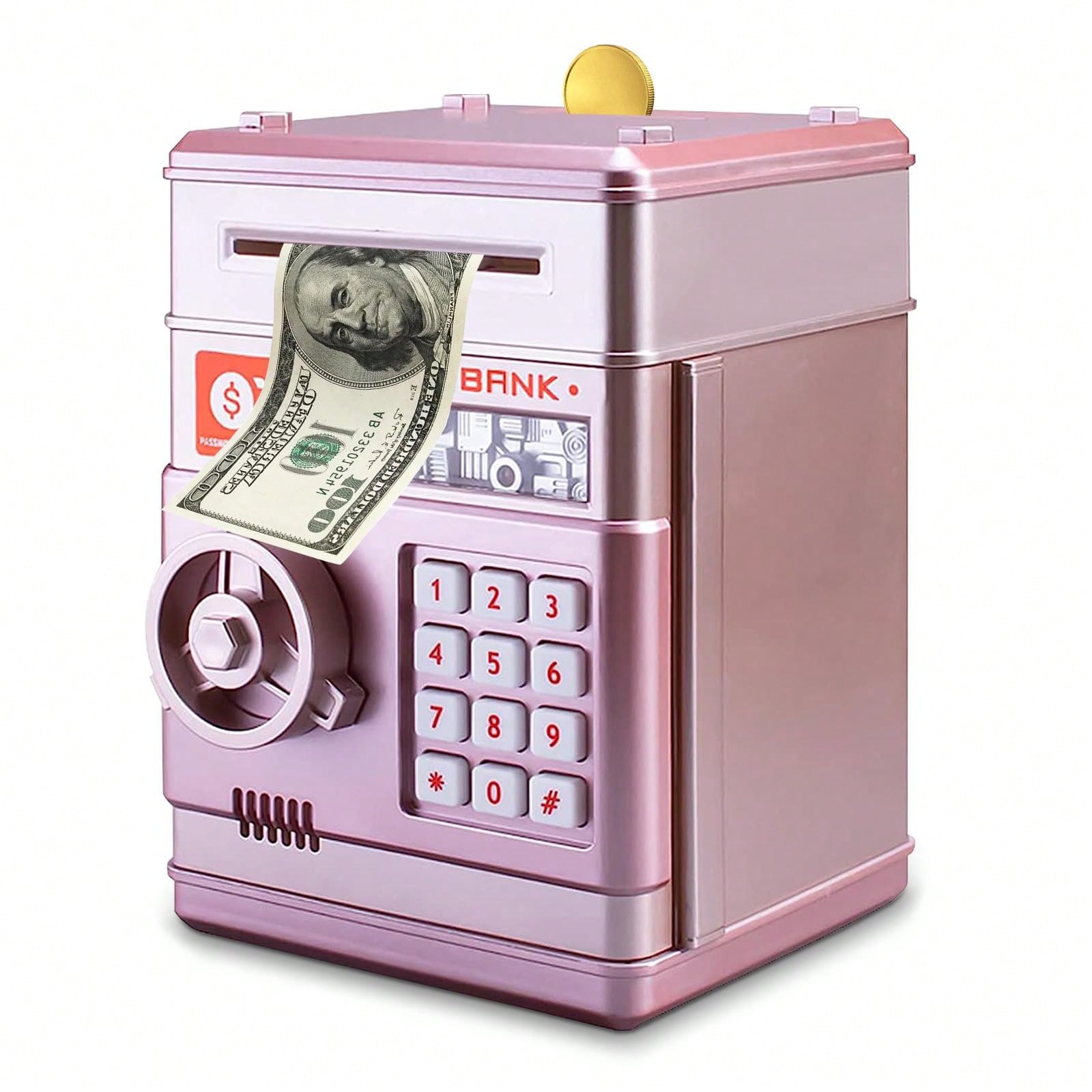 Electronic Atm Password Banknote And Coin Counter Machine With Rose ...