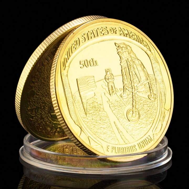 Apollo 11 Moon Landing Commemorative Coin