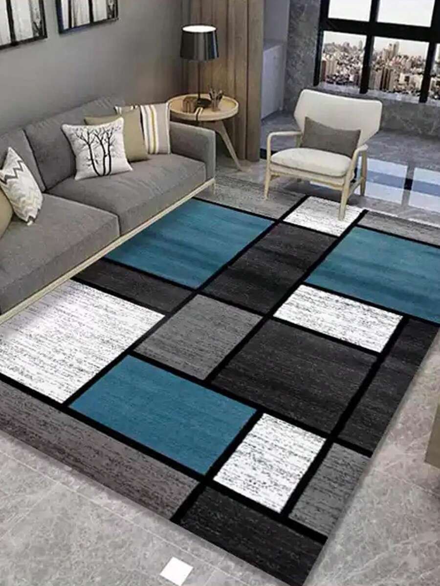 1PC Area Rug Super Soft Small Floor Mat Modern Minimalist Floor Mat Art ...