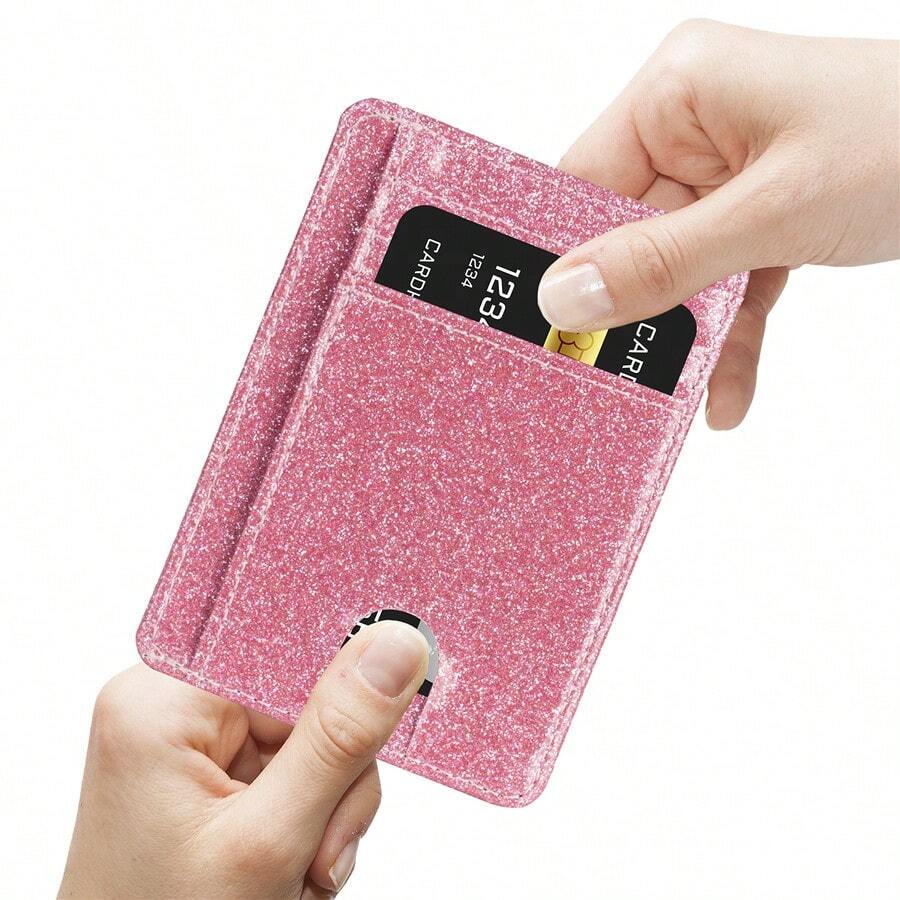 1Piece Glittering Slim Minimalist Wallet Front Pocket Wallet RF ...