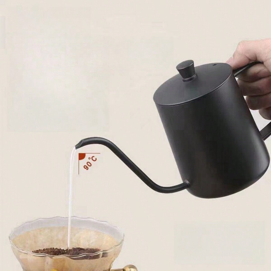 Bule de Café em Aço Inoxidável 304 com Alças Penduradas e um Termômetro ...