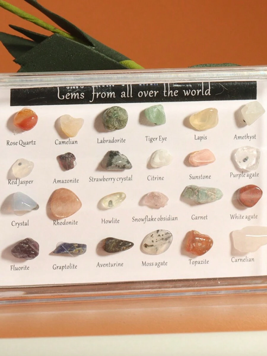 Daily Jewelry Make You Fashionable 1box Rock Gemstones Collection Box ...