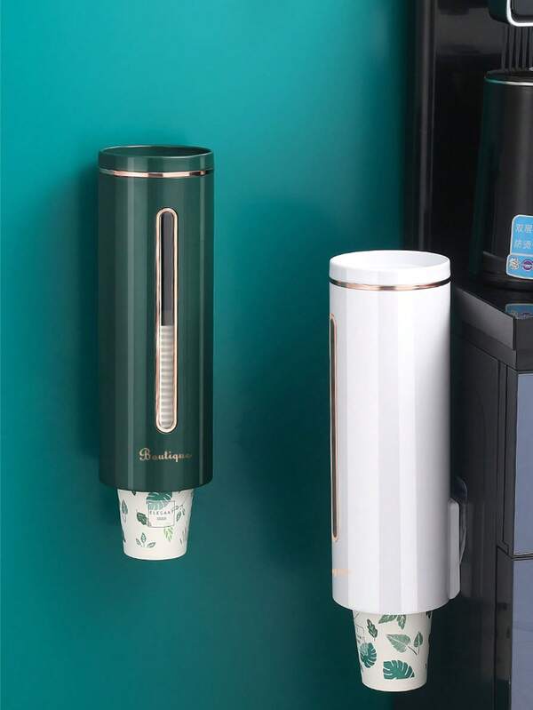 Disposable Cup Holder With Automatic Cup Dispenser, Wall-mounted ...