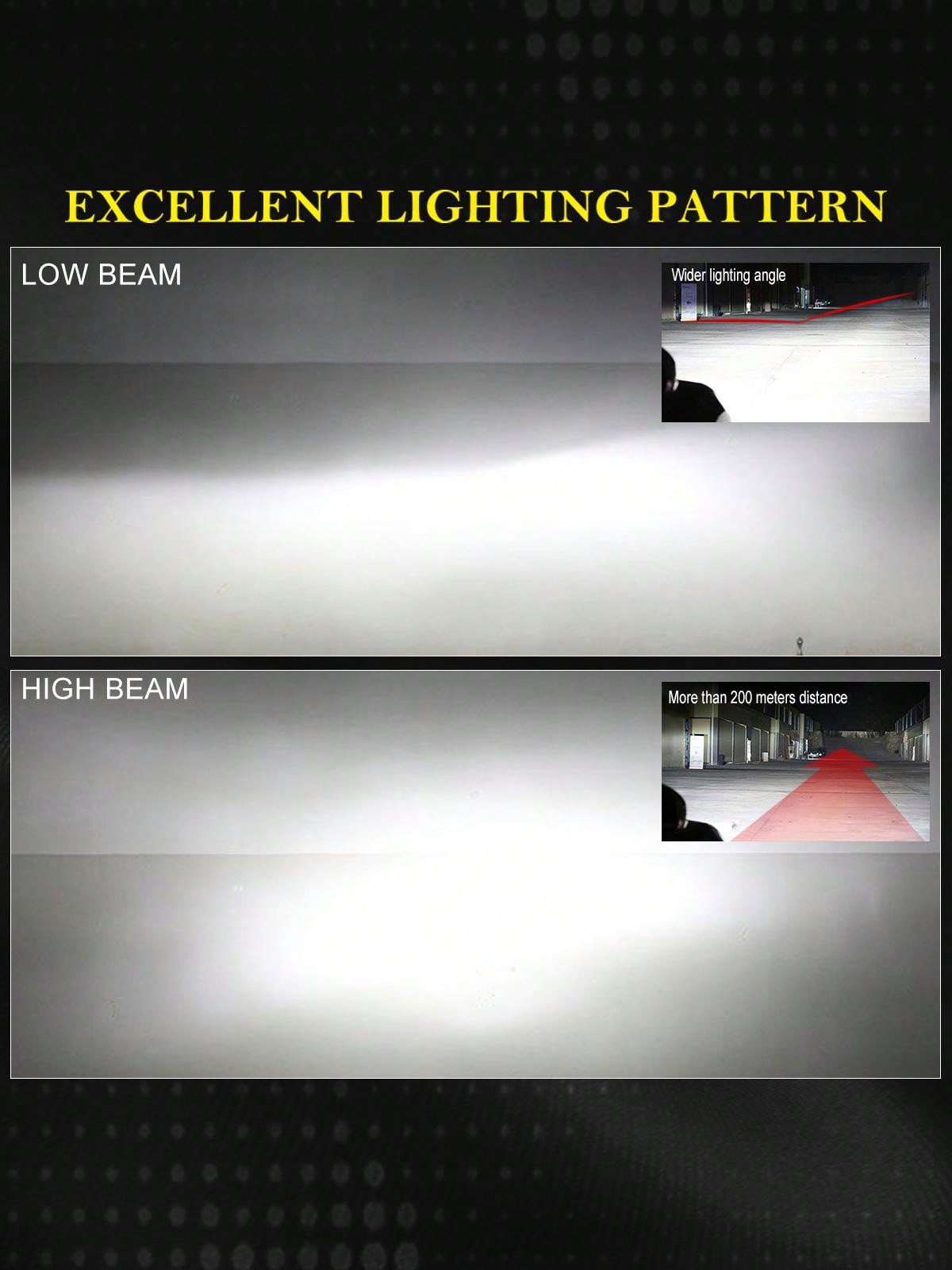 1 Pair H1 Interface 4300k No Interference Ip68 Fan Quick Heat ...