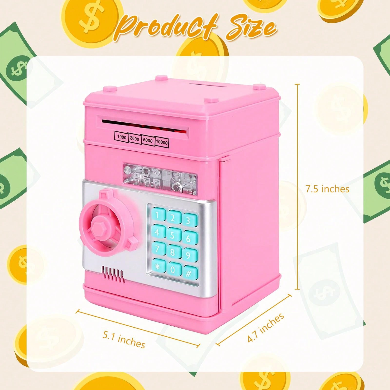 Electronic Automatic Atm Piggy Bank With Password And Coin Recognizer ...