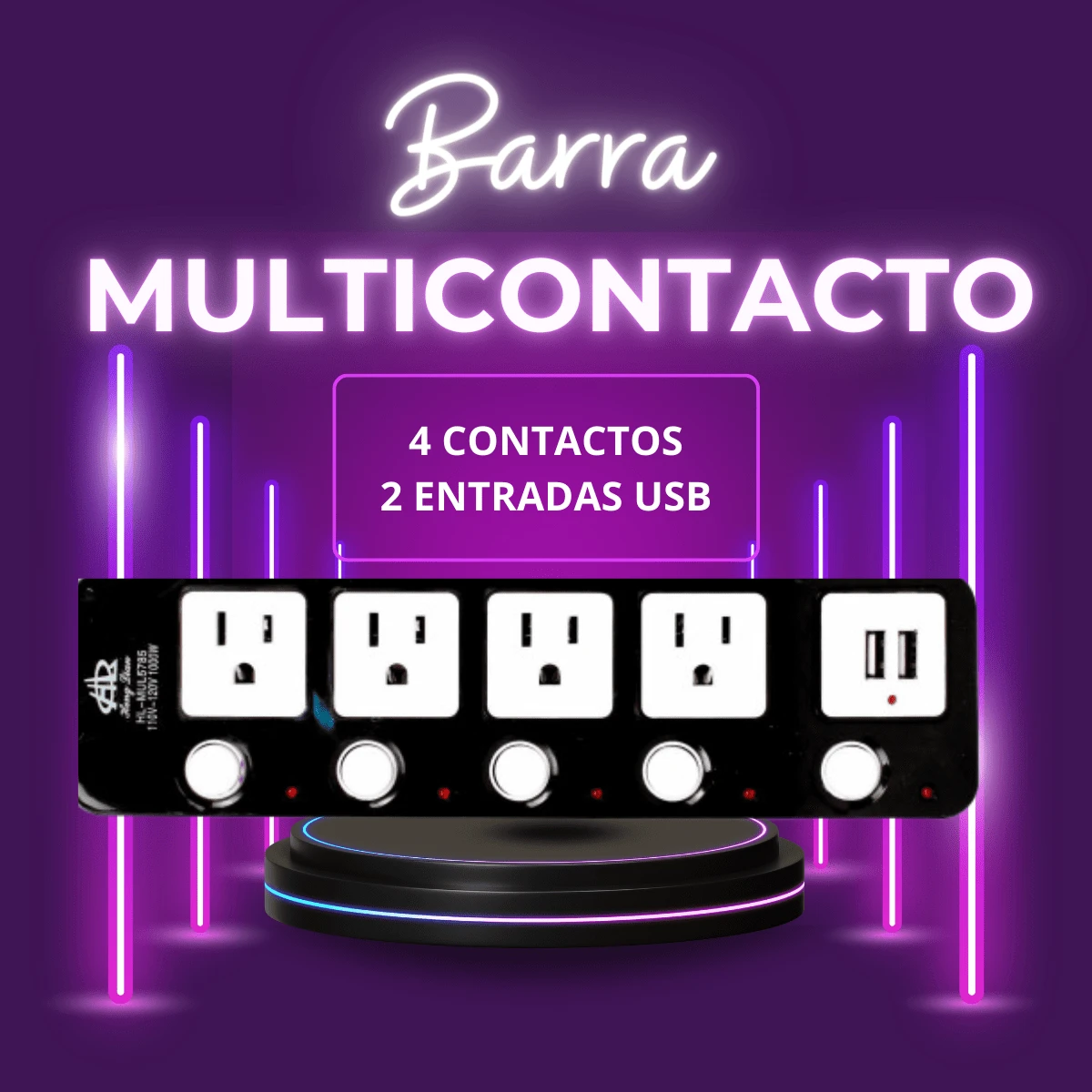 Multi-Contact Bar With 4 Contacts 2 USB Inputs | SHEIN USA