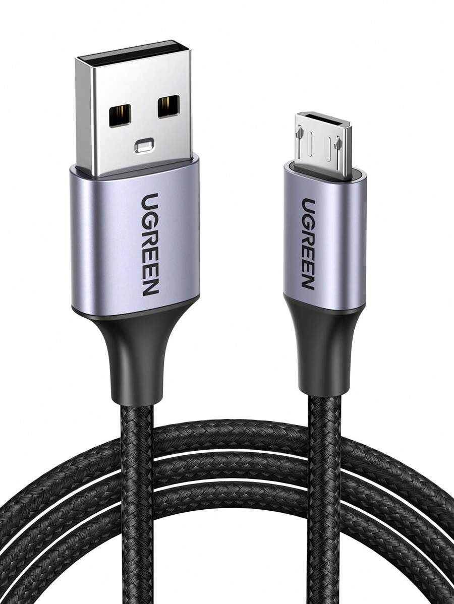 UGREEN Micro USB Cable 18W Nylon Braided Fast Charger QC 2.0 Cable ...