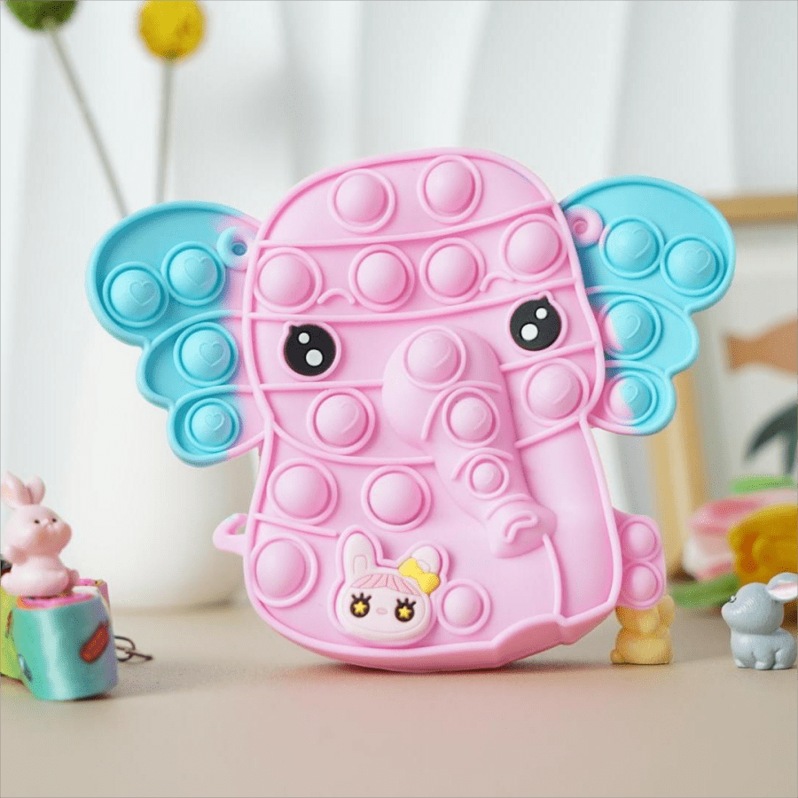 Kids Cartoon Elephant Design Sensory Fidget Bag | SHEIN USA