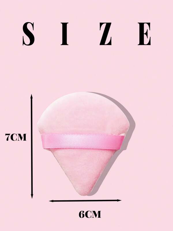 8 Pieces Triangle Powder Puff Face Soft Triangle MakeupPuff Velour ...