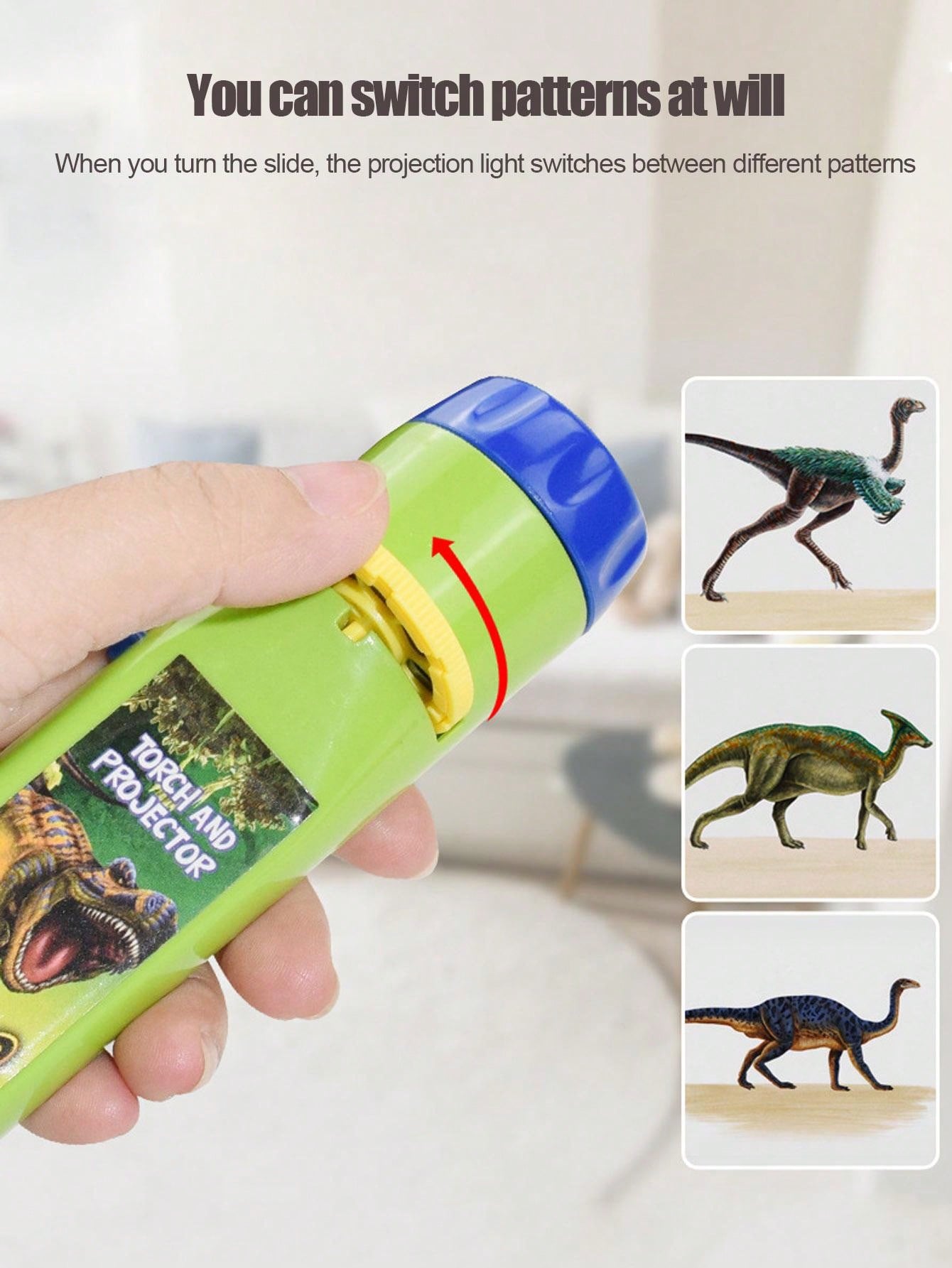 1pc Small Theater Projection Flashlight Children's Projection ...