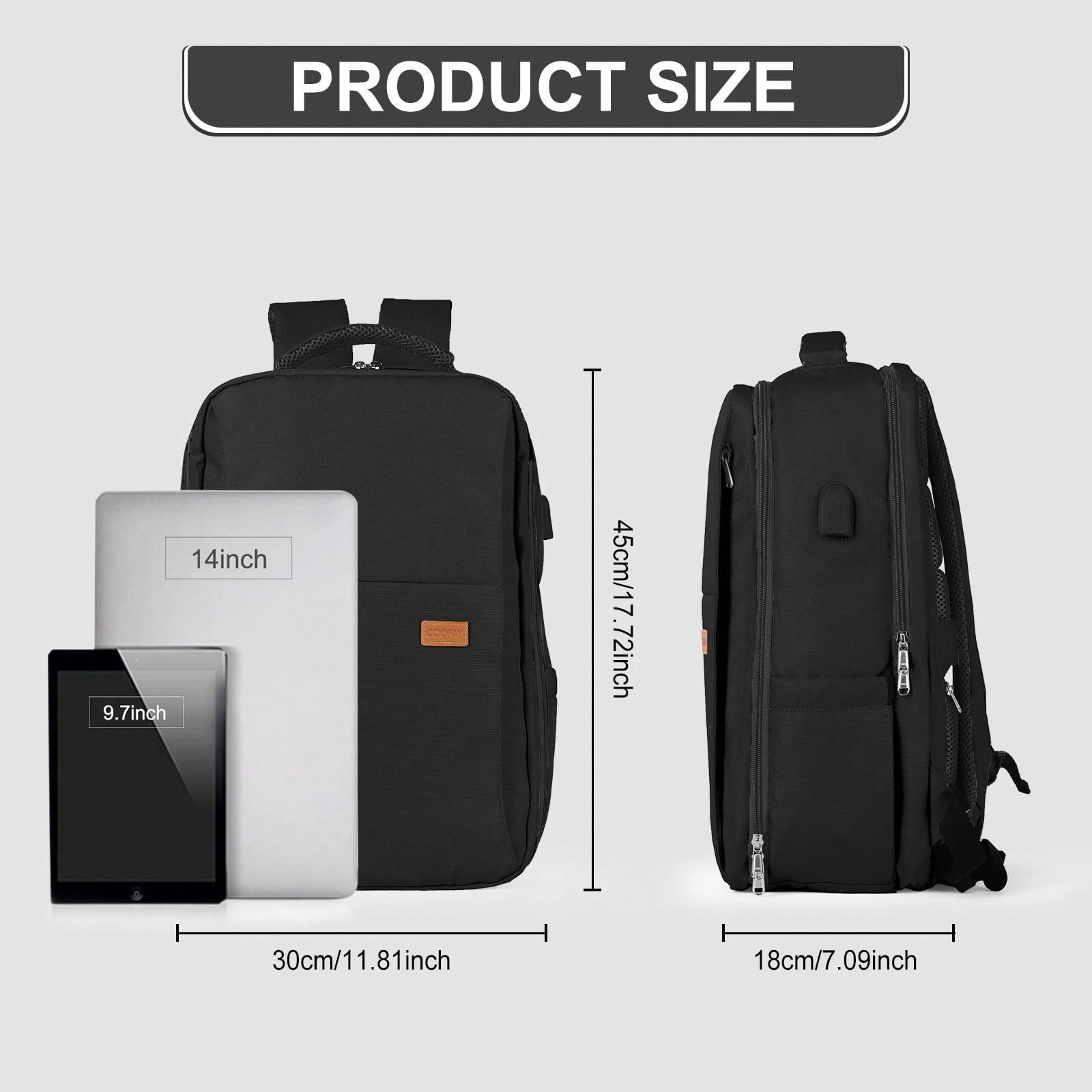 Travel backpack Women's short business trip travel bag College student ...