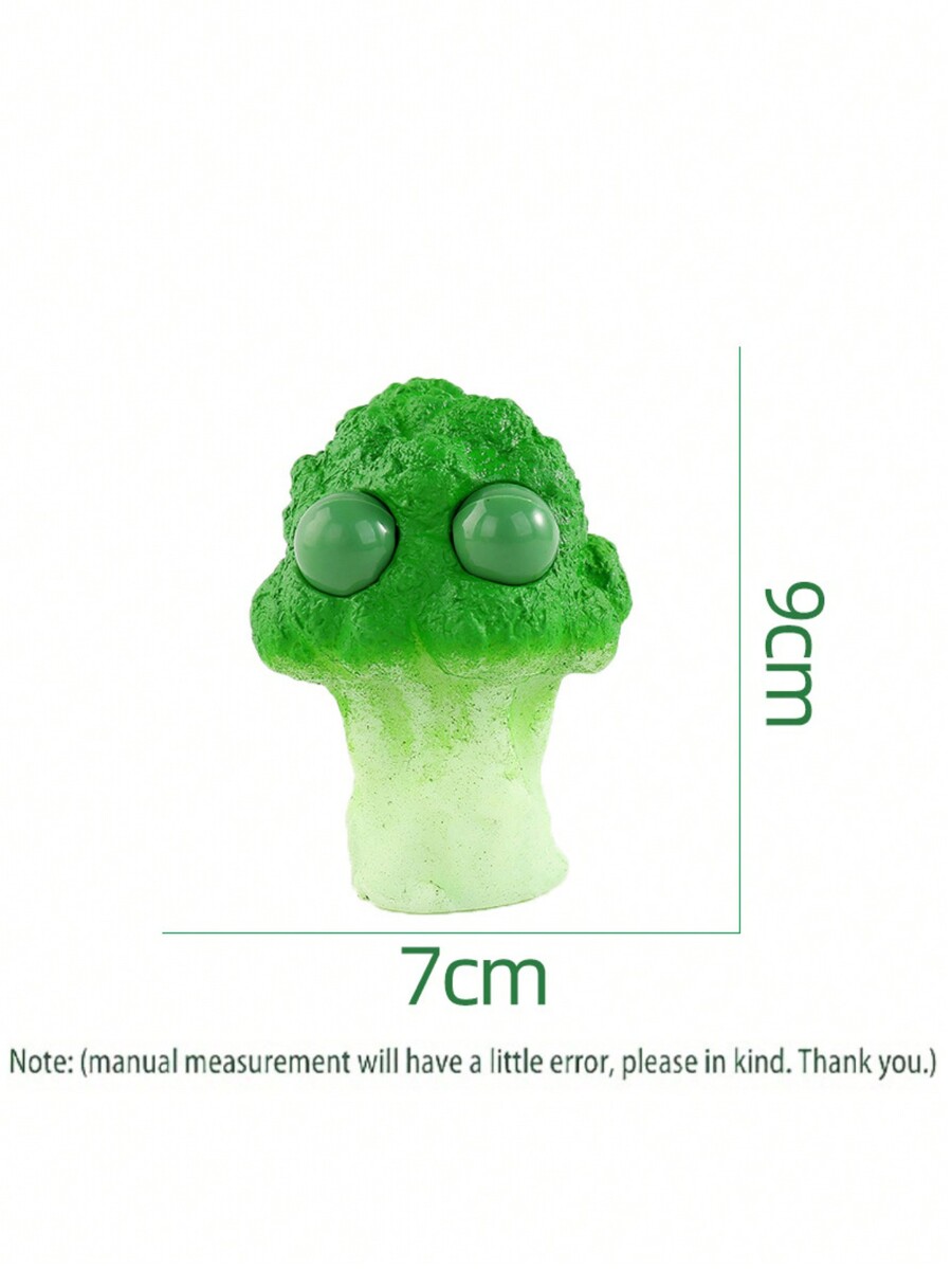 Creative Stress Relief Vegetable Shaped Squeeze Toy, Broccoli, Slow ...