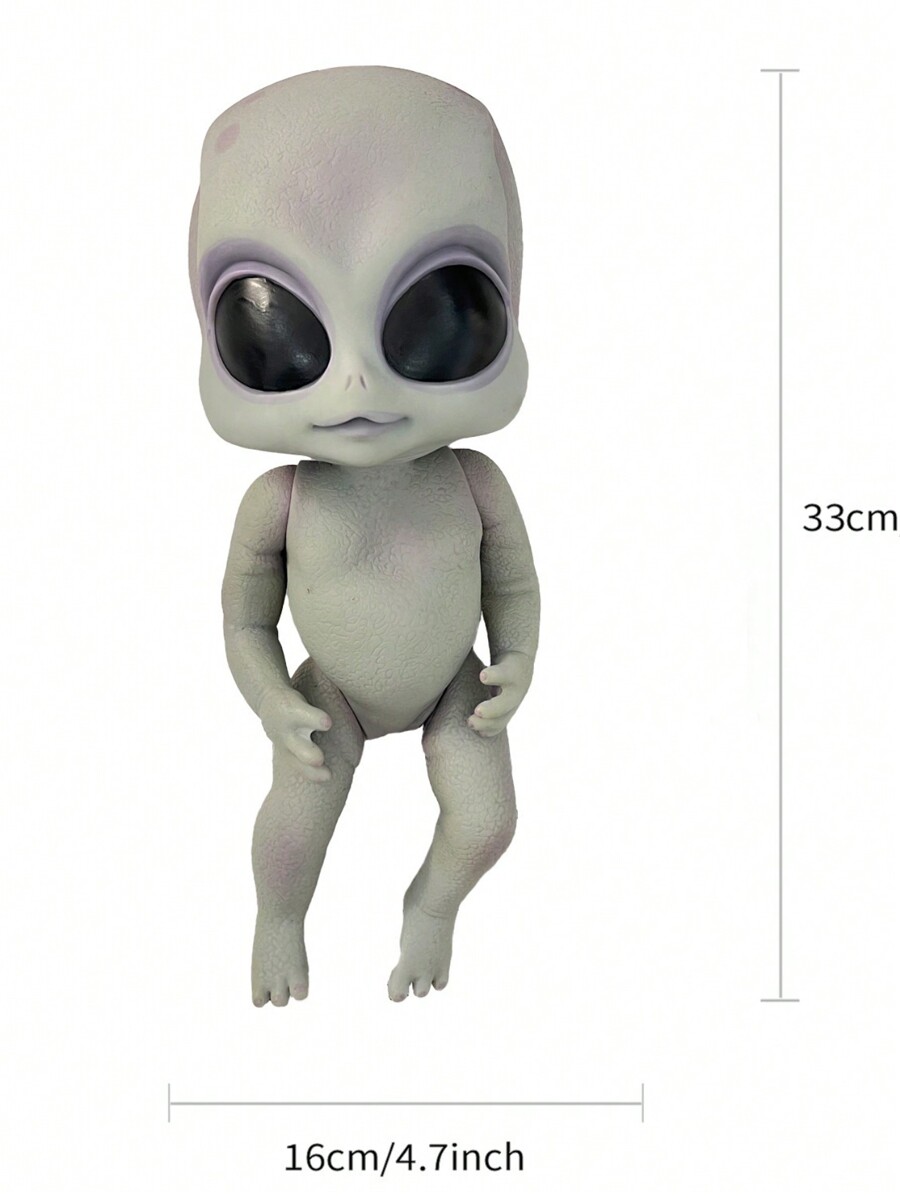 1 Pc 33 cm Reborn Alien Doll Full Body Soft Touch Vinyl Alien Baby For ...