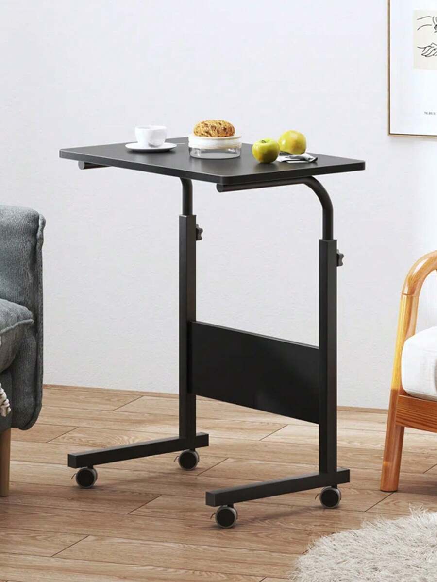 23.6" Standing Computer Desk With Wheels, Movable Side Desk, Sitting ...