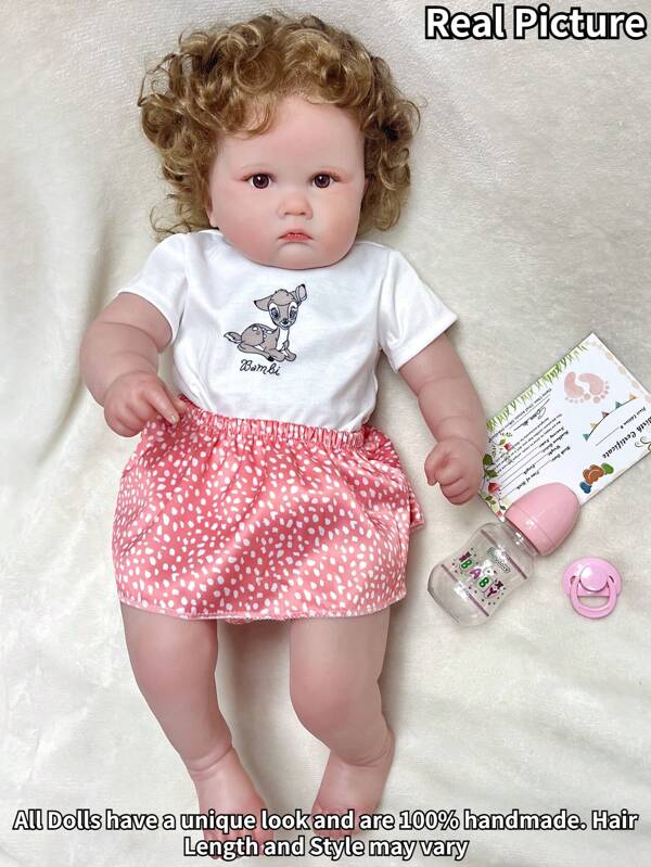 26" Lifelike Charlotte Reborn Toddler Dolls Handmade Painted Huge Bebe ...
